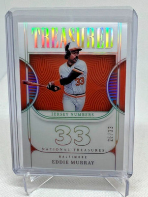 2023 Panini National Treasures Treasured Jersey Numbers EDDIE MURRAY 20 ...