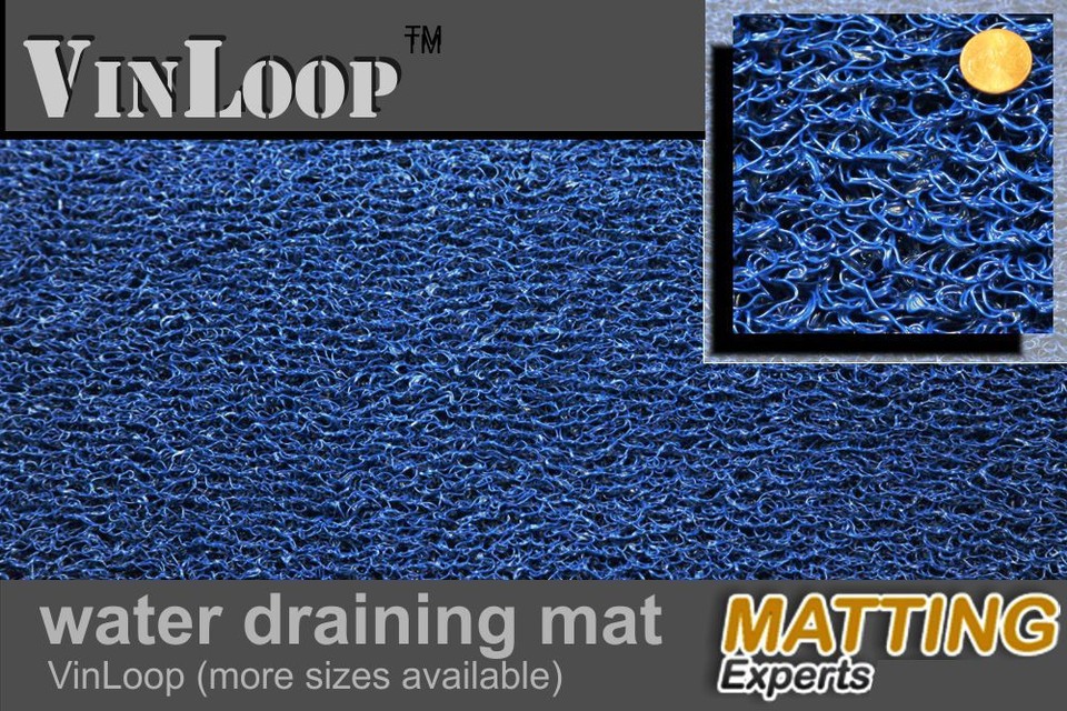 VinLoop Vinyl Loop Floor Mat Pool Bathroom Shower Toilet Sauna SPA ...