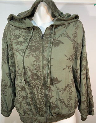 Anthropologie Saturday Sunday Women Small Ivy Zip Up Hoodie Jacket ...