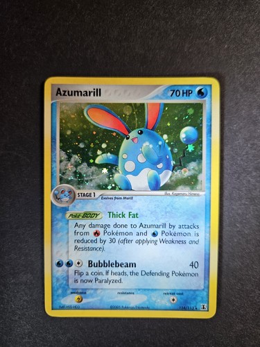 Pokémon TCG Azumarill EX Delta Species 114/113 Holo Holo Rare (MINT ...