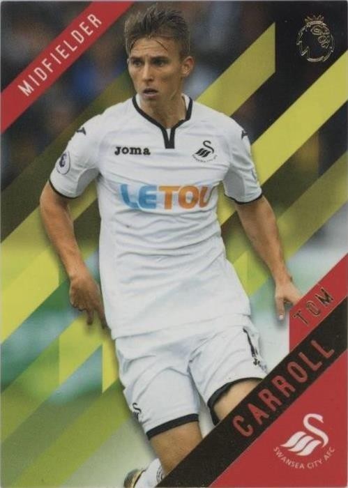 2017-18 Topps Premier League Gold - Tom Carroll #117 Yellow for sale ...