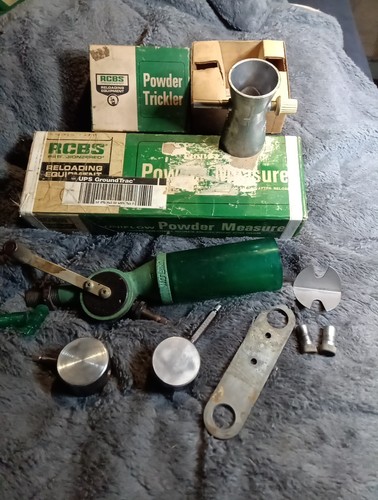 RCBS Uniflow Powder Measure With Extras And Powder Trickler | eBay