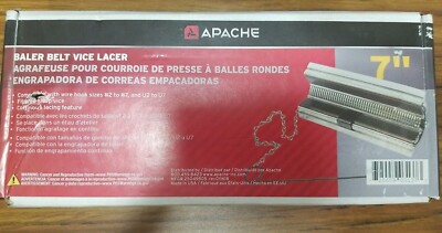 NEW 7" Clipper / Apache Vise Lacer Tool- Round Hay Baler Belt Lacer ...