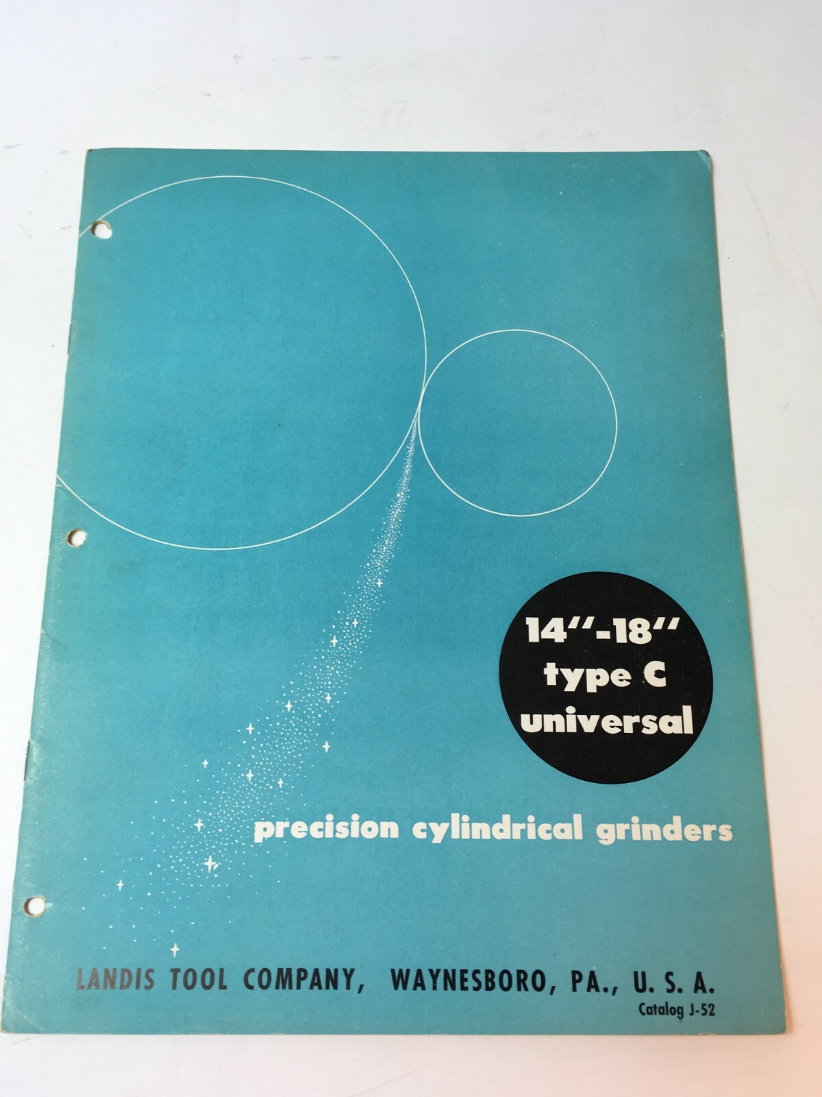 Vintage 1952 Landis Tool Precision Cylindrical Grinders Brochure ...