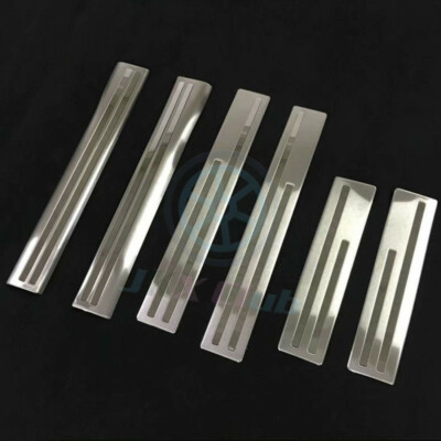 6pcs Steel Door Sill Scuff Chrome Cover s For Mitsubishi Eclipse Cross ...