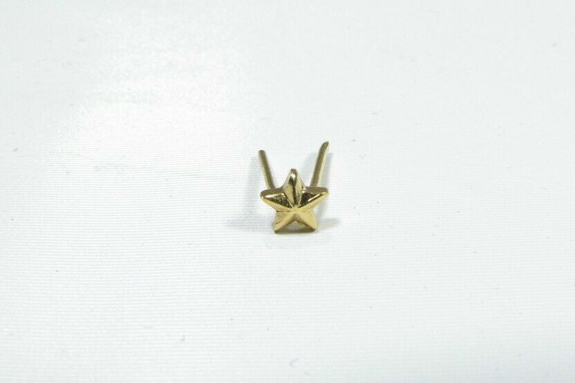 New Single Genuine Pronged 5/16" Gold Star Device for Military Medals ...