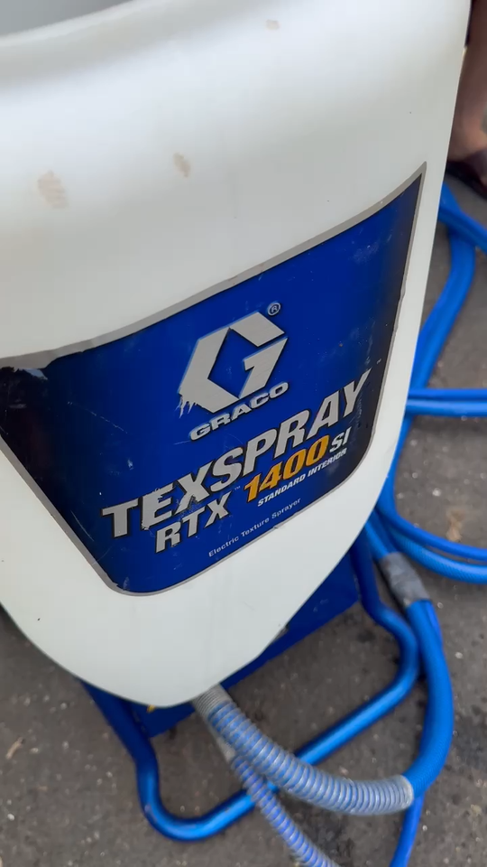 Graco RTX 1400SI Standard Interior Texture Sprayer With Texspray Gun ...