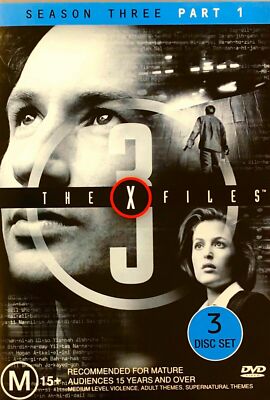 V41??sealed-THE X FILES DVD. SEASON THREE PART 1 DVD (3 Disc Set ...