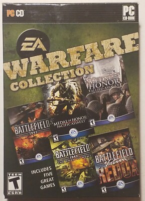 EA Warfare Collection - 5x Military Schooter PC Games Battlefield ...