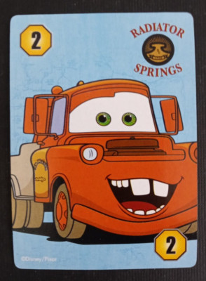 Disney Cars Go Fish Card Game Tow Mater Octagon #2 | eBay
