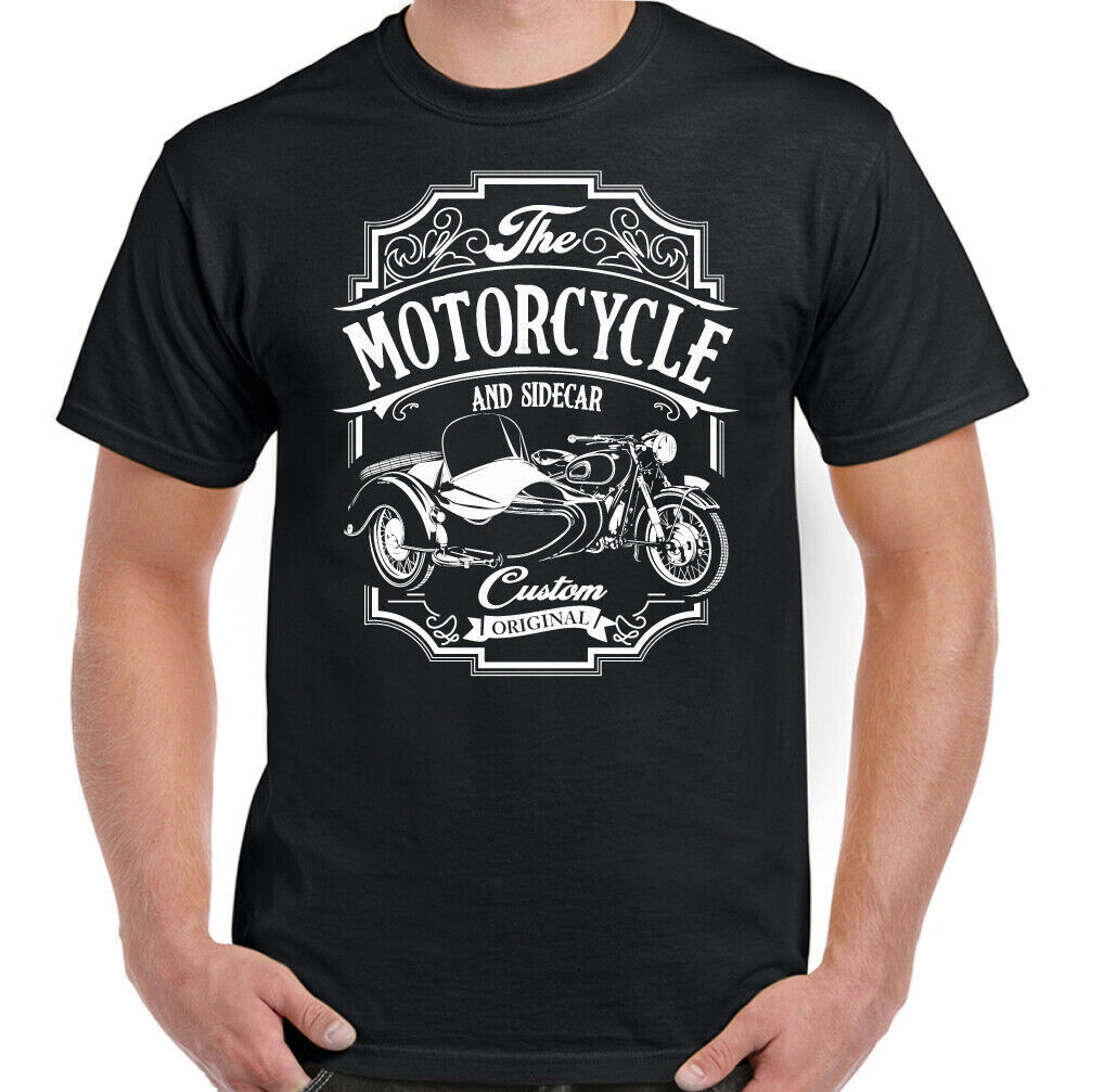 Motorcycle T Shirts Detailed Classic Motorcycle T Shirt Design Vector