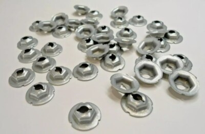 10 SIDE MARKER BEZEL NUTS! FOR GM CAMARO NOVA CHEVELLE IMPALA FIREBIRD ...