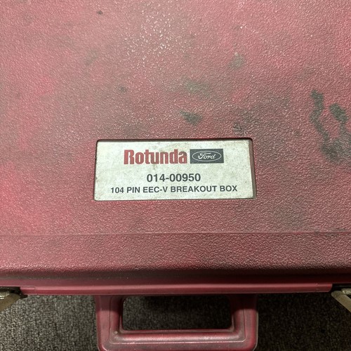 Ford 014-00950 OTC Rotunda 104 Pin EEC-V Breakout Box diagnostic tool ...