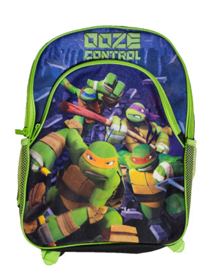 Teenage Mutant Ninja Turtles School Backpack 16" Nickelodeon Travel Bag ...