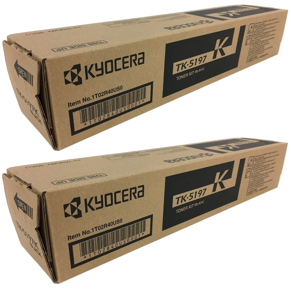 2 Pack Kyocera TASKalfa 306ci Copystar CS306ci Black Toner TK-5197K TK ...