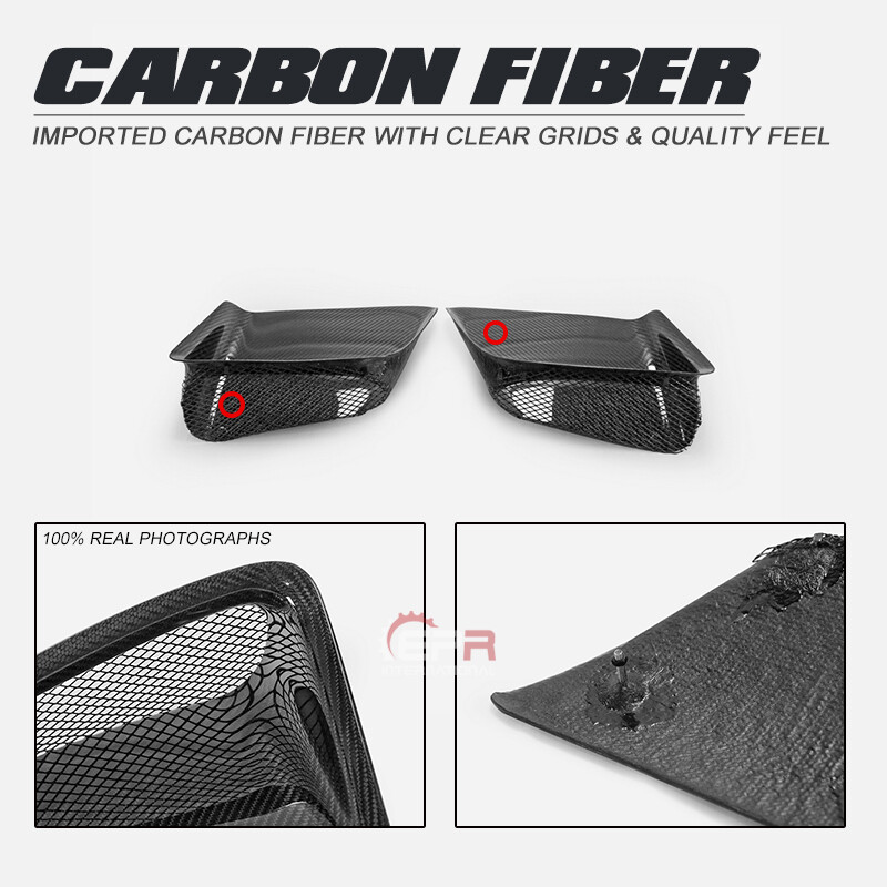 For Honda 91-05 NSX NA1 NA2 OE Style Carbon Glossy Side Intake Duct ...