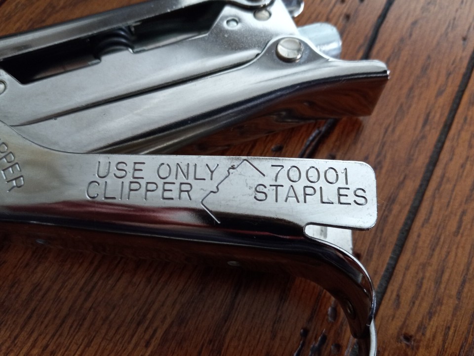 Vintage Ace Fastener Co. / Ace Clipper Heavy Duty Chrome Stapler Model ...
