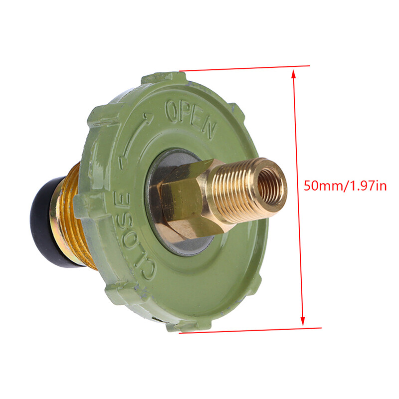 LPG Tank Converter Head Durable Gas Furnace Connector Practical Zinc ...