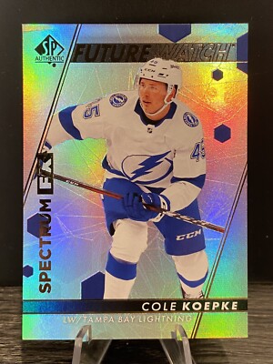 2022-23 SP Authentic Cole Koepke Future Watch Spectrum FX Rookie ...