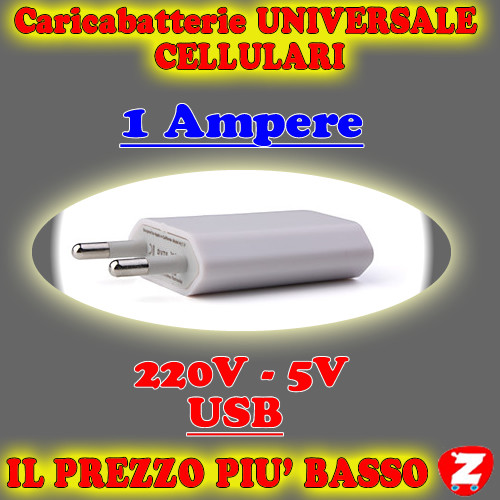 Charger Adapter To 220v For USB 5V 1A for Smartphone & Mobile Phones ...