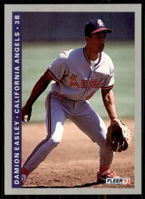 1993 Fleer Damion Easley California Angels #189 MLB Baseball Sports ...