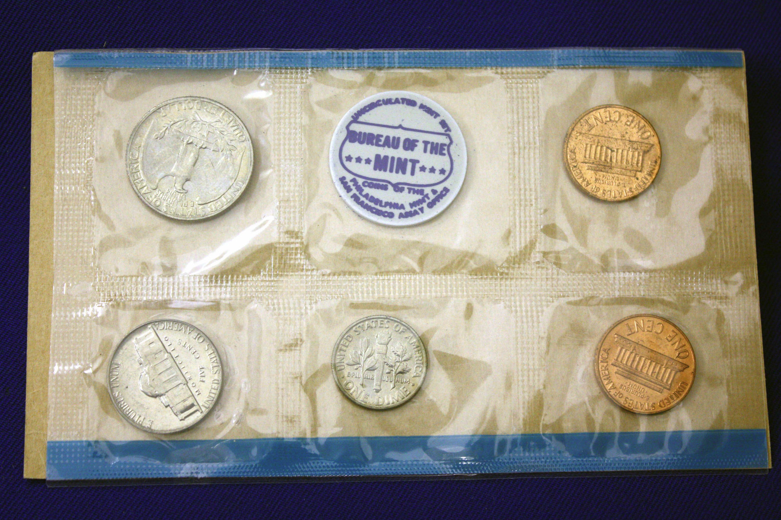 1968 MINT SET ISSUED BY U.S. MINT UNCIRCULATED Genuine | eBay