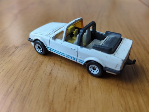 Matchbox Ford Escort Cabriolet XR3i Convertible White 1985 | eBay