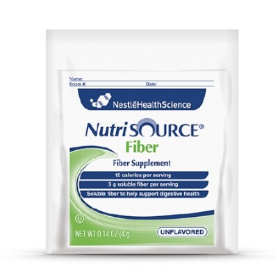 Nutrisource Fiber Unflavored Powder Supplement 4 g packet 1 Count BRAND ...