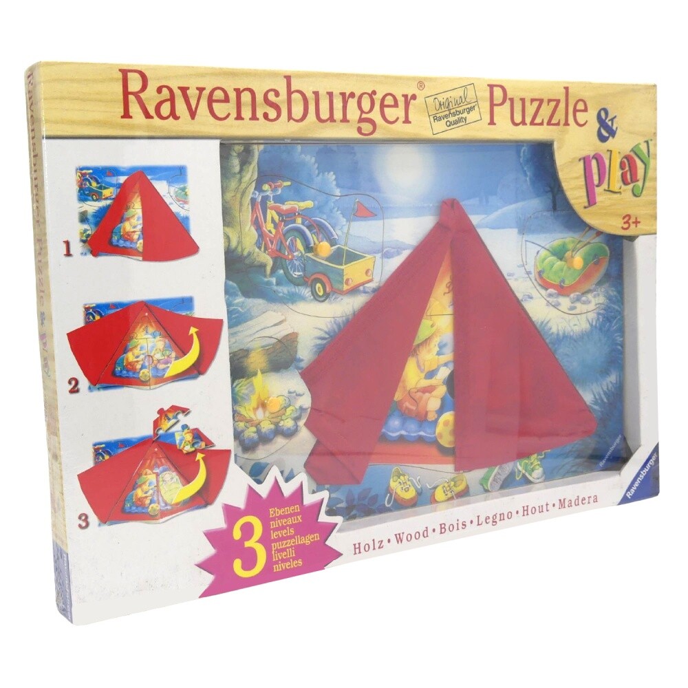 Ravensburger Tent Puzzle 038046 Wooden Pieces NEW SEALED | eBay