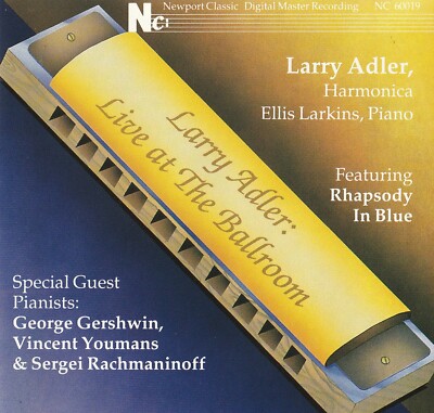 LARRY ADLER ballroom GEORGE GERSHWIN VINCENT YOUMANS SERGI RACHMANINOFF ...