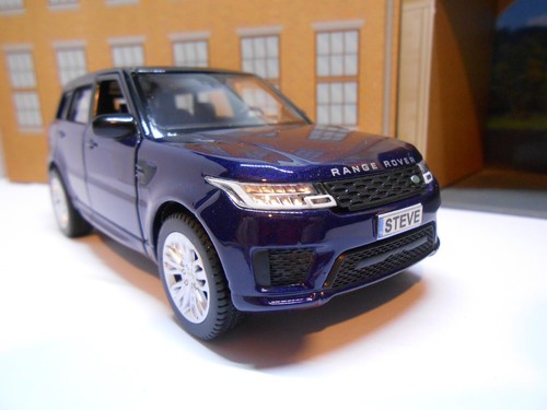 PERSONALISED PLATES RANGE ROVER SPORT Model Toy Car GRANDAD DAD FATHERS ...