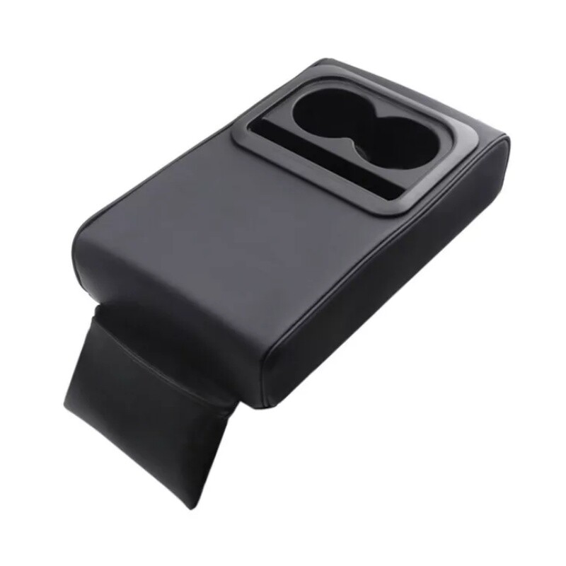 Auto Center Console Armrest Pillow Car Armrest Cushion with Cup & Phone ...