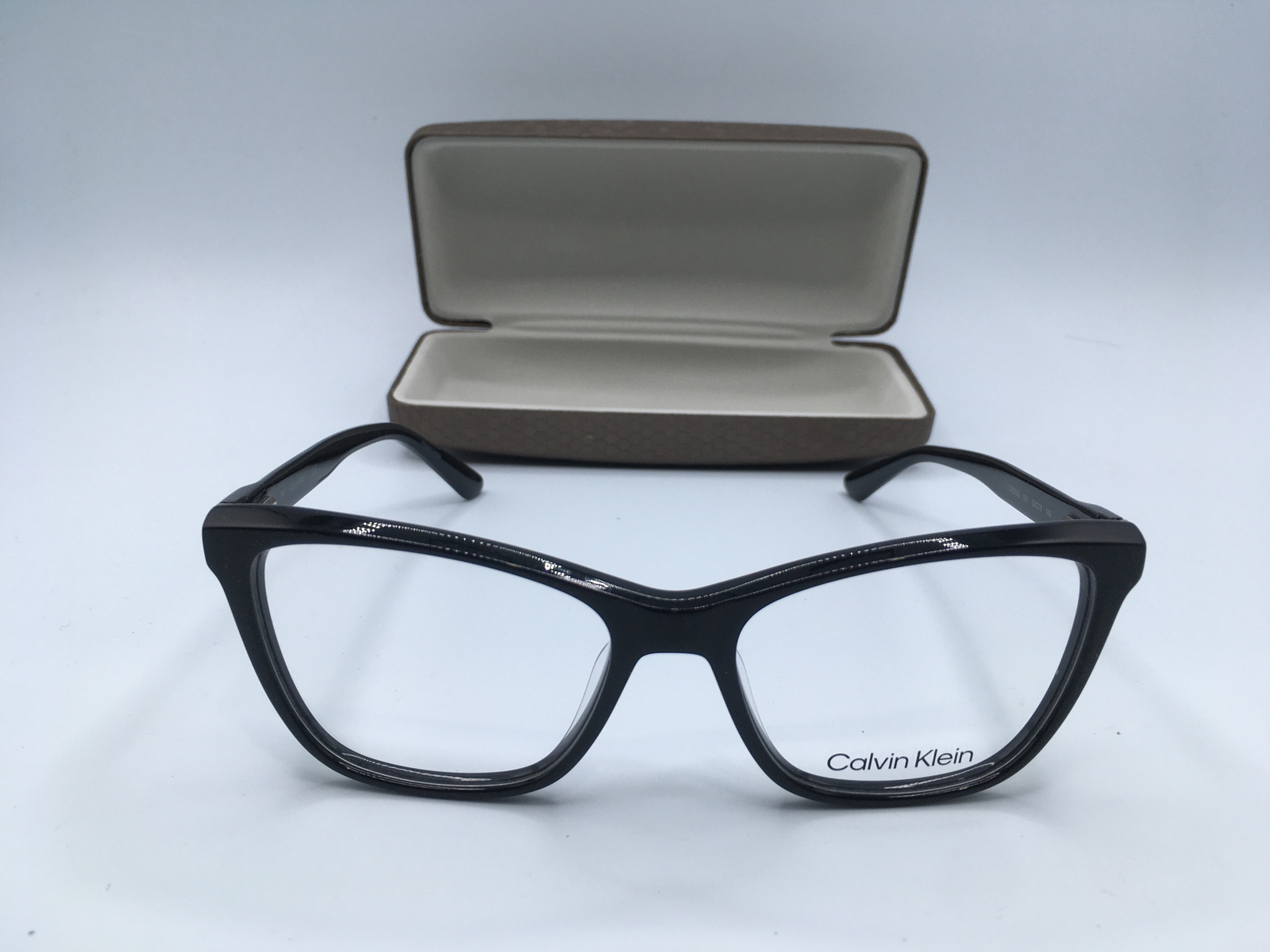 Calvin Klein CK20532 Women's Black Frame Demo Lens Square Eyeglasses ...