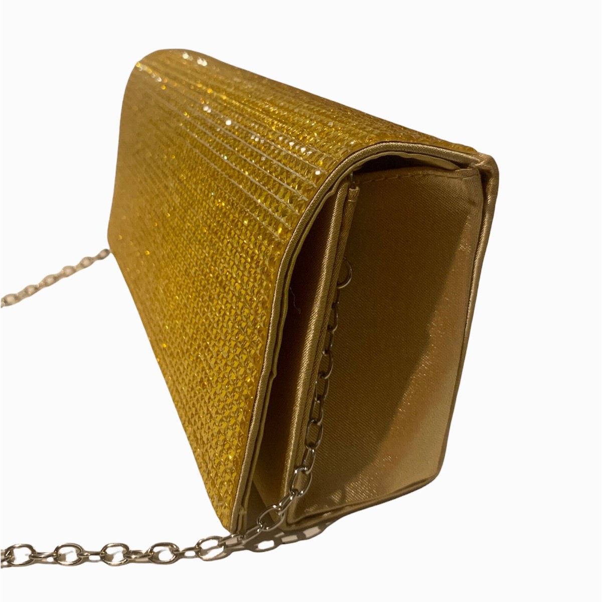 Koko Designer Gold Crystal Clutch Bag Koko Designer KoKo Designer