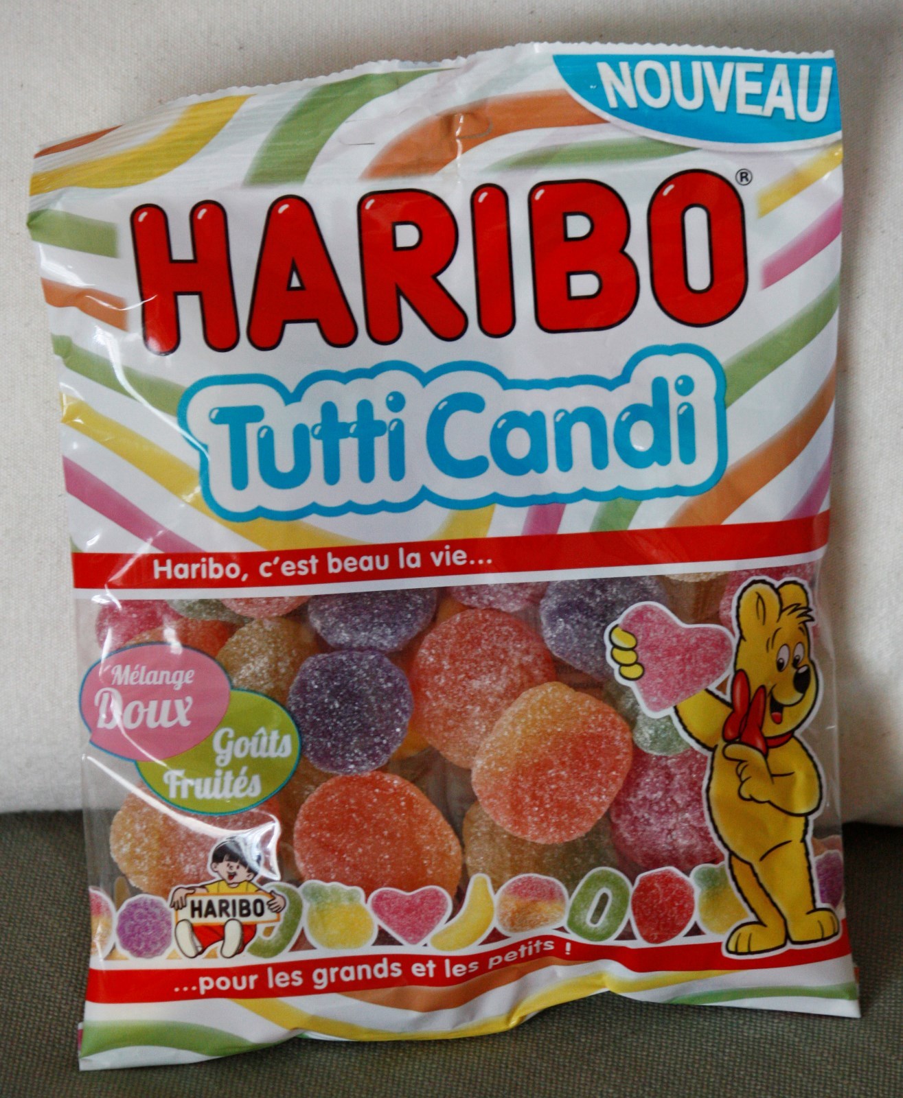 NEW 1 X Haribo Tutti Candi - 250g French Haribo Peaches Bonbons Gift ...