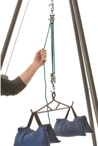 Gambrel 500lb Hoist Lift Pully Rope Swivel Big Game Hunting Deer Field ...