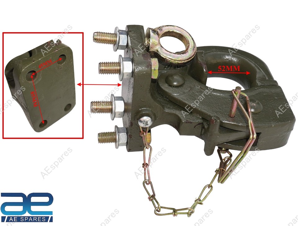 Towing Hook For Ford Willys Jeeps Pintle Hitch Military | eBay