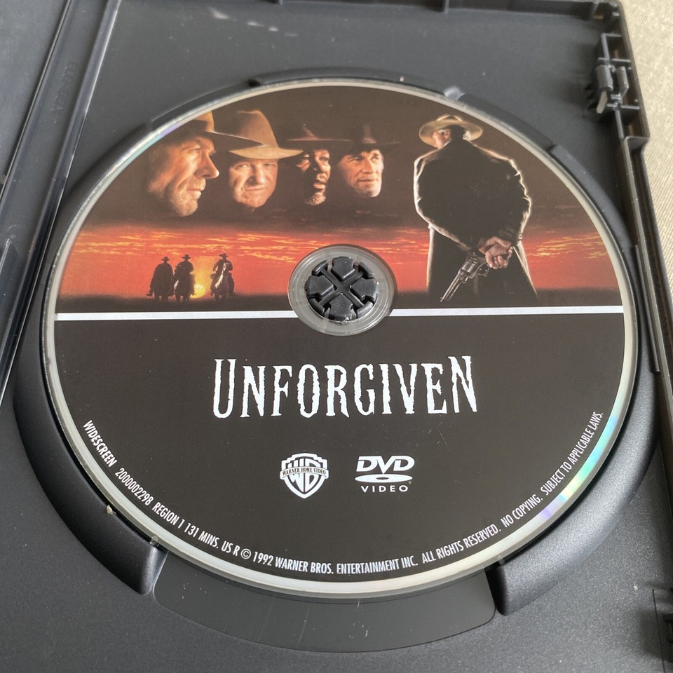 Unforgiven (DVD, 1992) Western Clint Eastwood Collection Gene Hackman ...