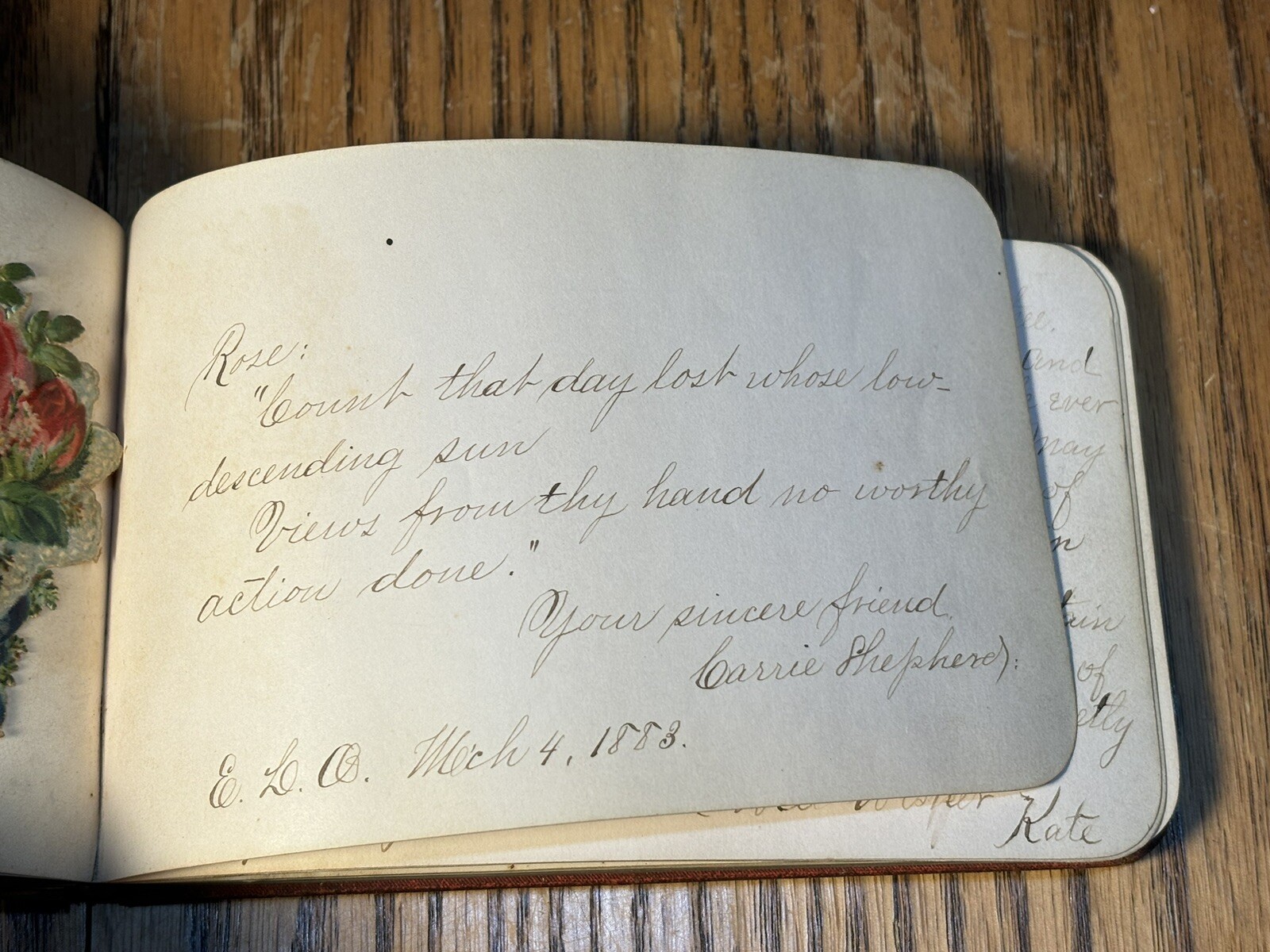 1882 East Liverpool Ohio Diary Early American History Signatures ...