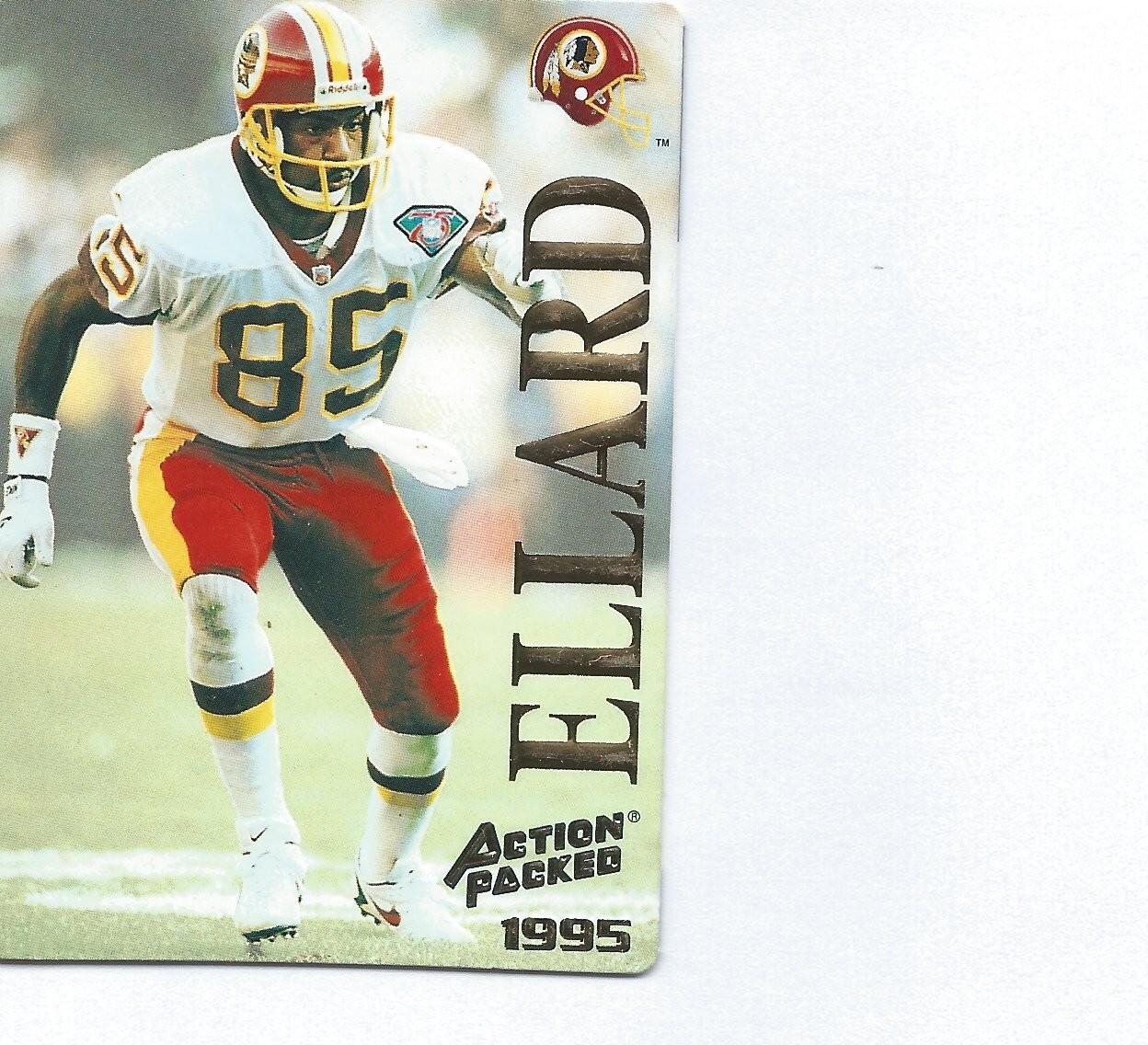 1995 Henry Ellard Pinnacle Action Packed Card Washington Redskins #52 ...