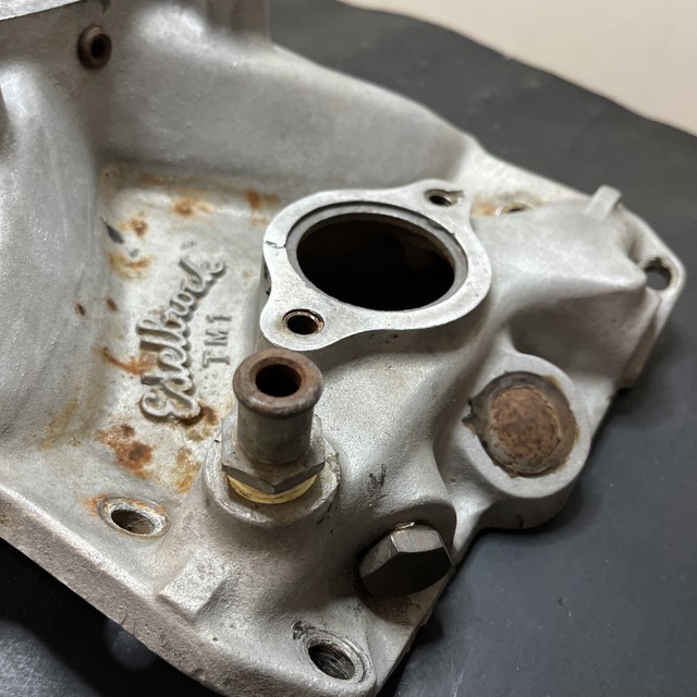 Edelbrock SBC Tarantula TM-1 Aluminum Intake 283, 327, 350, 383 No ...
