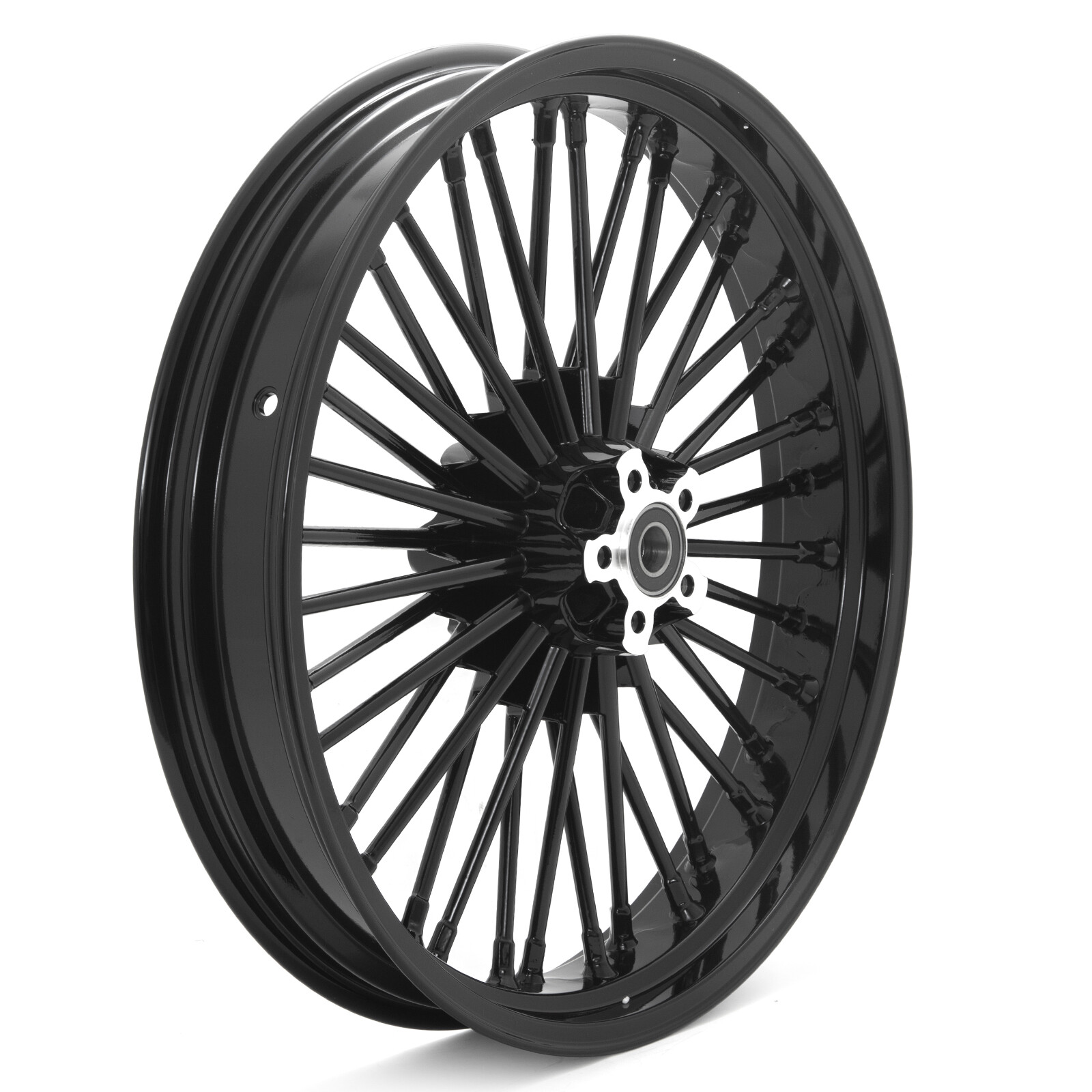 21x3.5 18x5.5 Fat Spoke Wheels Rim for Harley Dyna Street Bob Low Rider ...