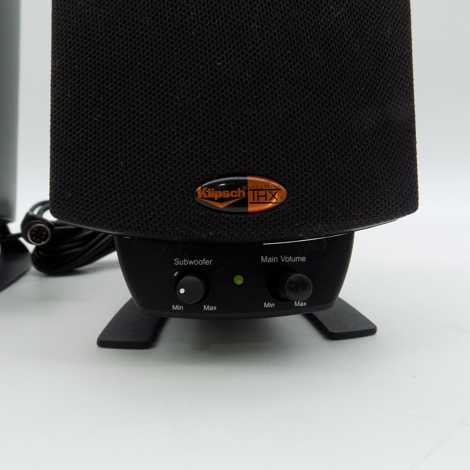 Klipsch ProMedia 2.1 THX Certified Speakers Volume Control Wired ...