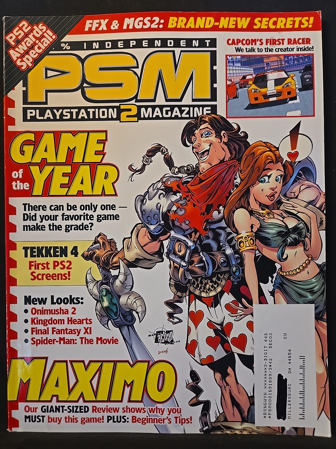 PSM Playstation Video Game Magazine #55 February 2002 Maximo | eBay
