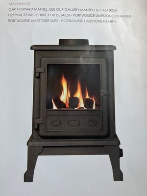 wood burner type gas stove | eBay UK