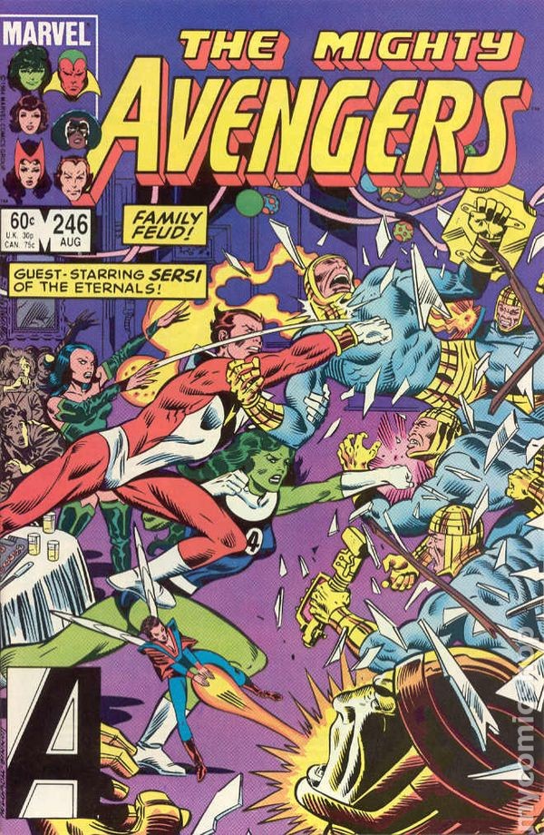 Avengers #246 VG 1984 Stock Image Low Grade | eBay
