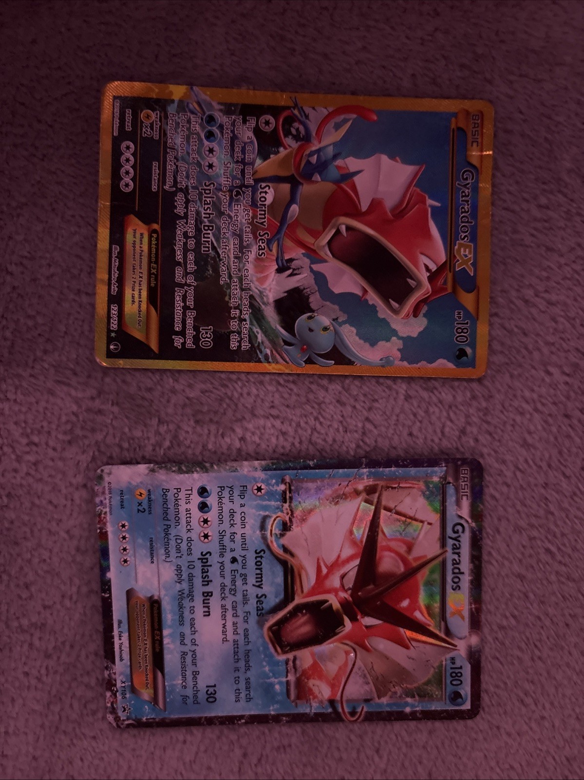 Gyarados EX & GX ULTRA RARE Pokémon Cards Set of Two Near Mint | eBay