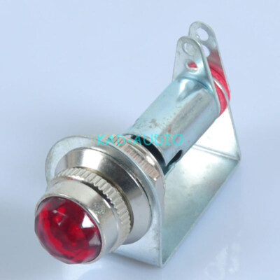 1pc Chassis Mount Pilot Light Indicator for Guitar Tube Amplifier Red ...