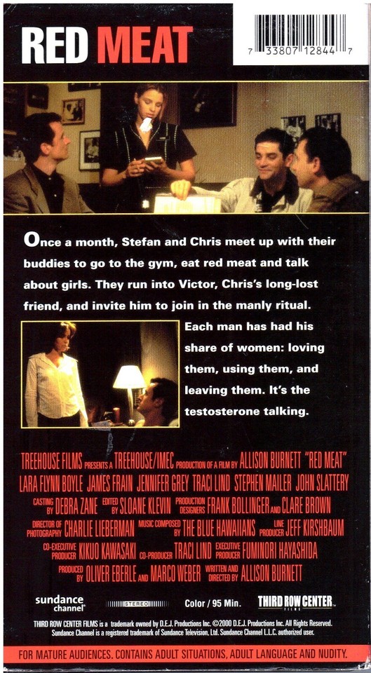 RED MEAT- Lara Flynn Boyle- Buddies Eat Red Meat & Talk About Girls VHS ...