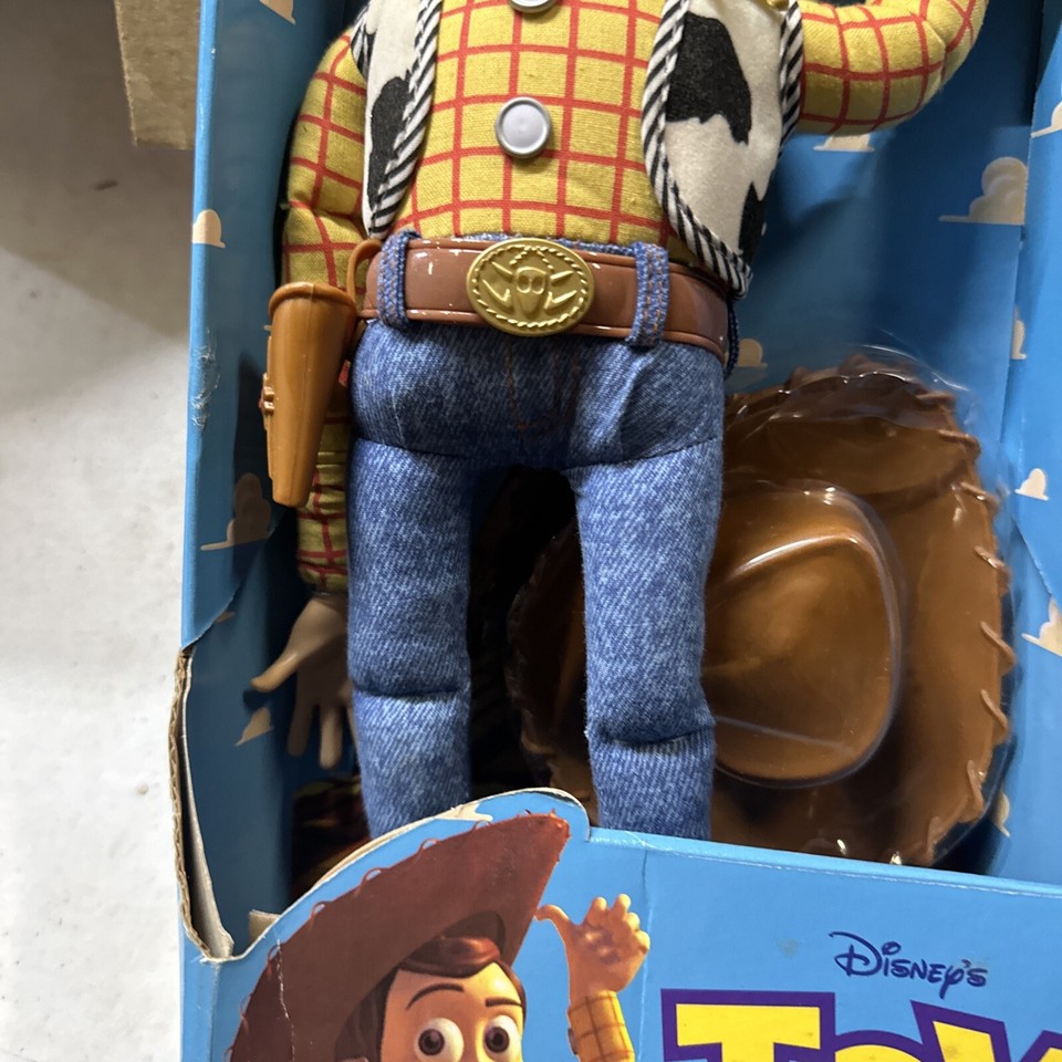 RARE 1995 Toy Story Woody Pull-string Doll 16” NIB Does NOT Talk ...